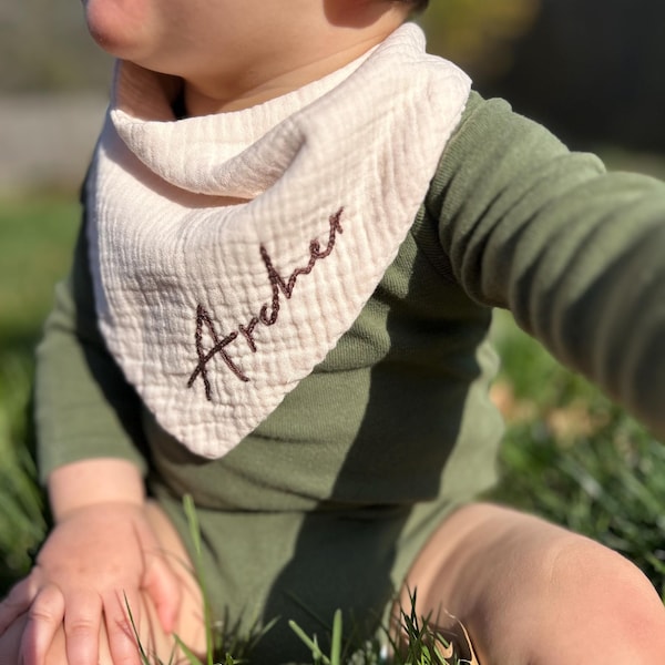 Handpainted Baby Bib - Etsy