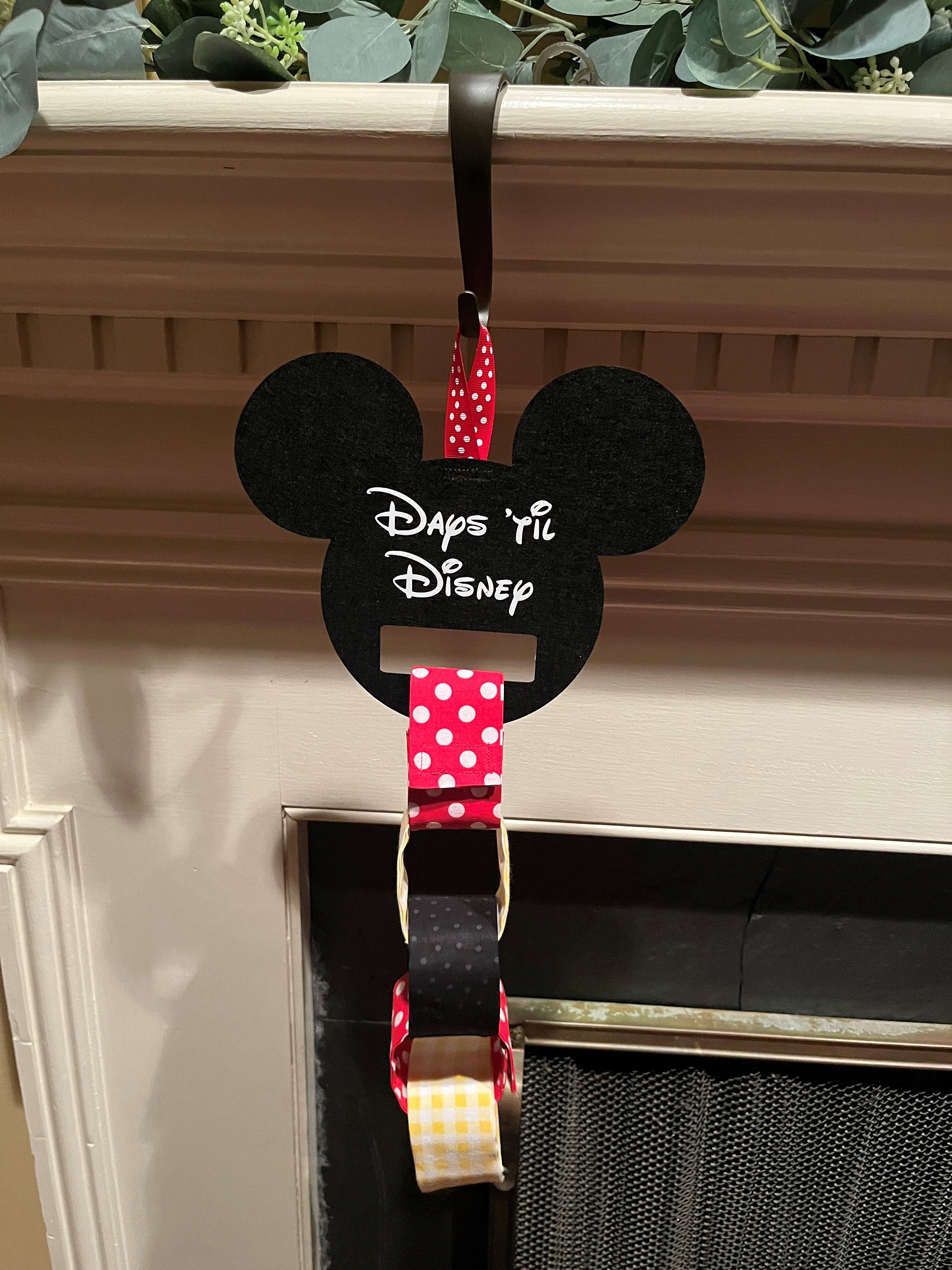 Disney Countdown Reusable Fabric Countdown Chain for Disney Trips - Etsy