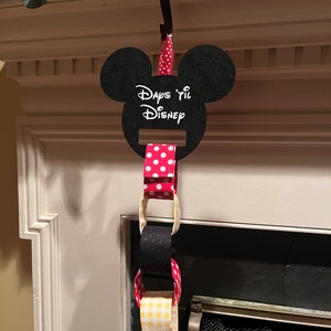 Disney Countdown - Reusable Fabric Countdown Chain for Disney Trips - Etsy