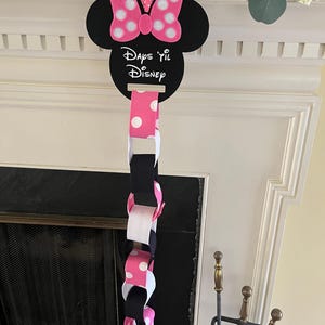 Disney Countdown Reusable Fabric Countdown Chain for Disney Trips - Etsy