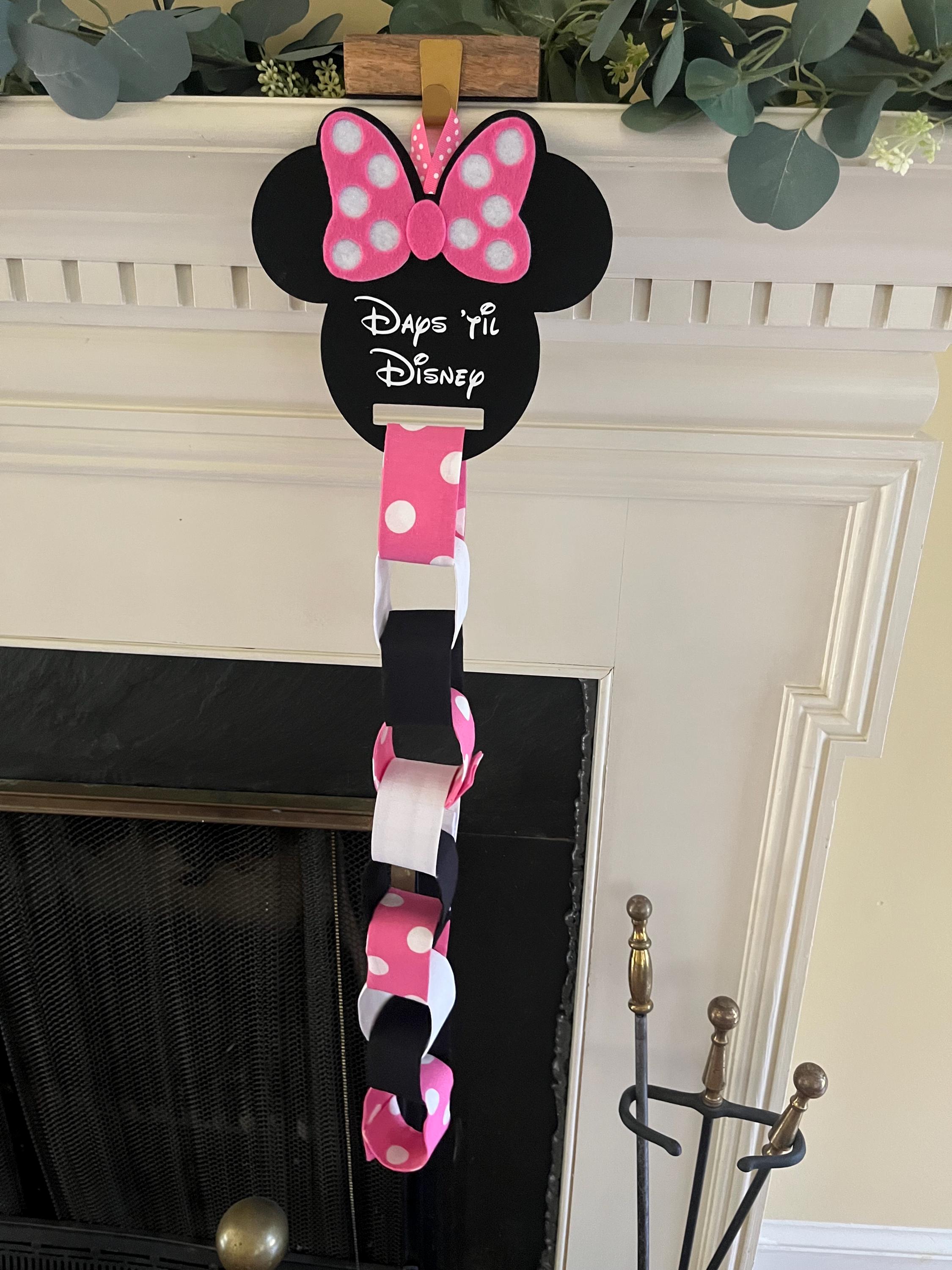 Disney Countdown Reusable Fabric Countdown Chain for Disney Trips - Etsy