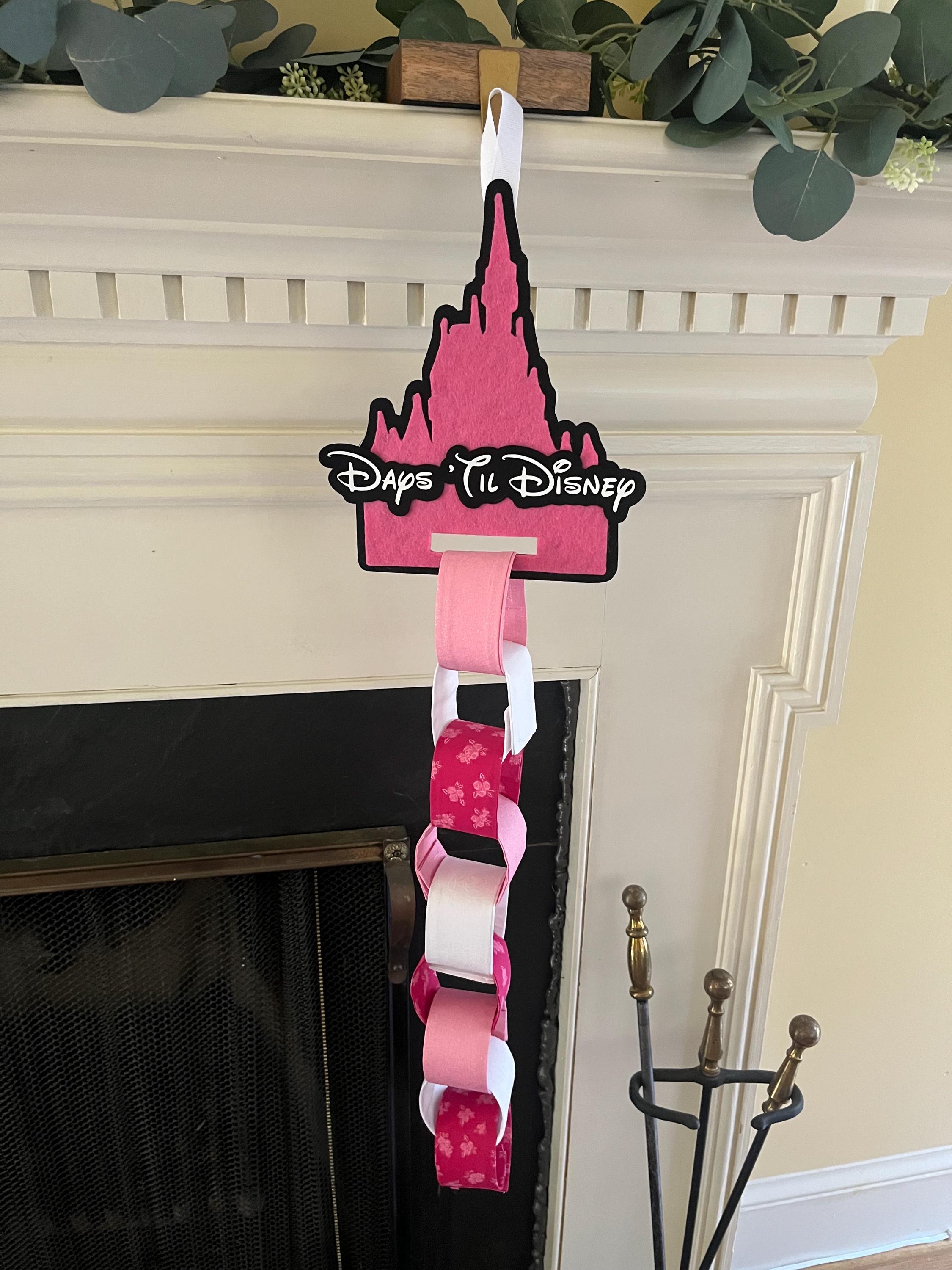 Disney Countdown Reusable Fabric Countdown Chain for Disney Trips - Etsy