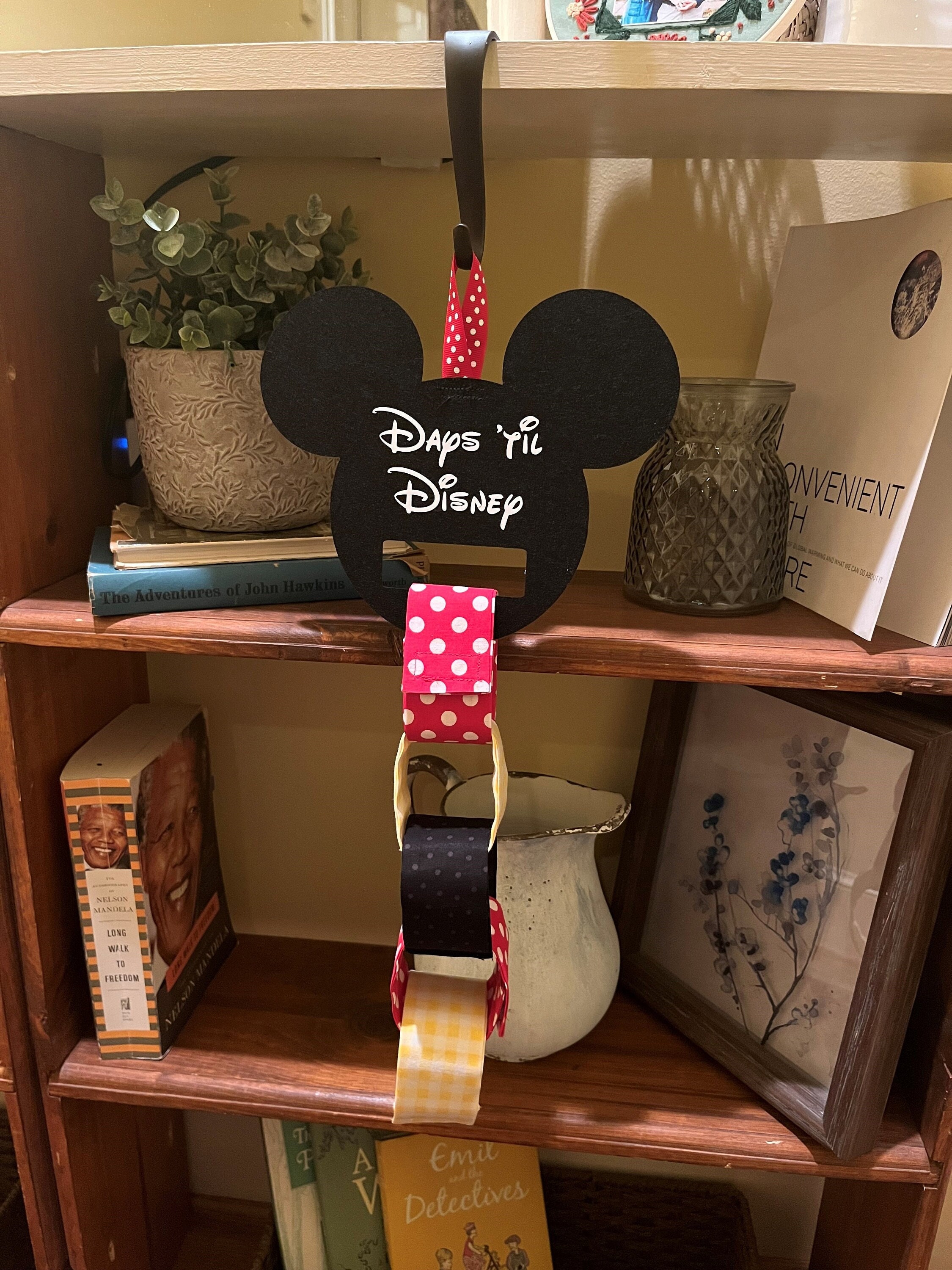 Disney Countdown - Reusable Fabric Countdown Chain for Disney Trips - Etsy
