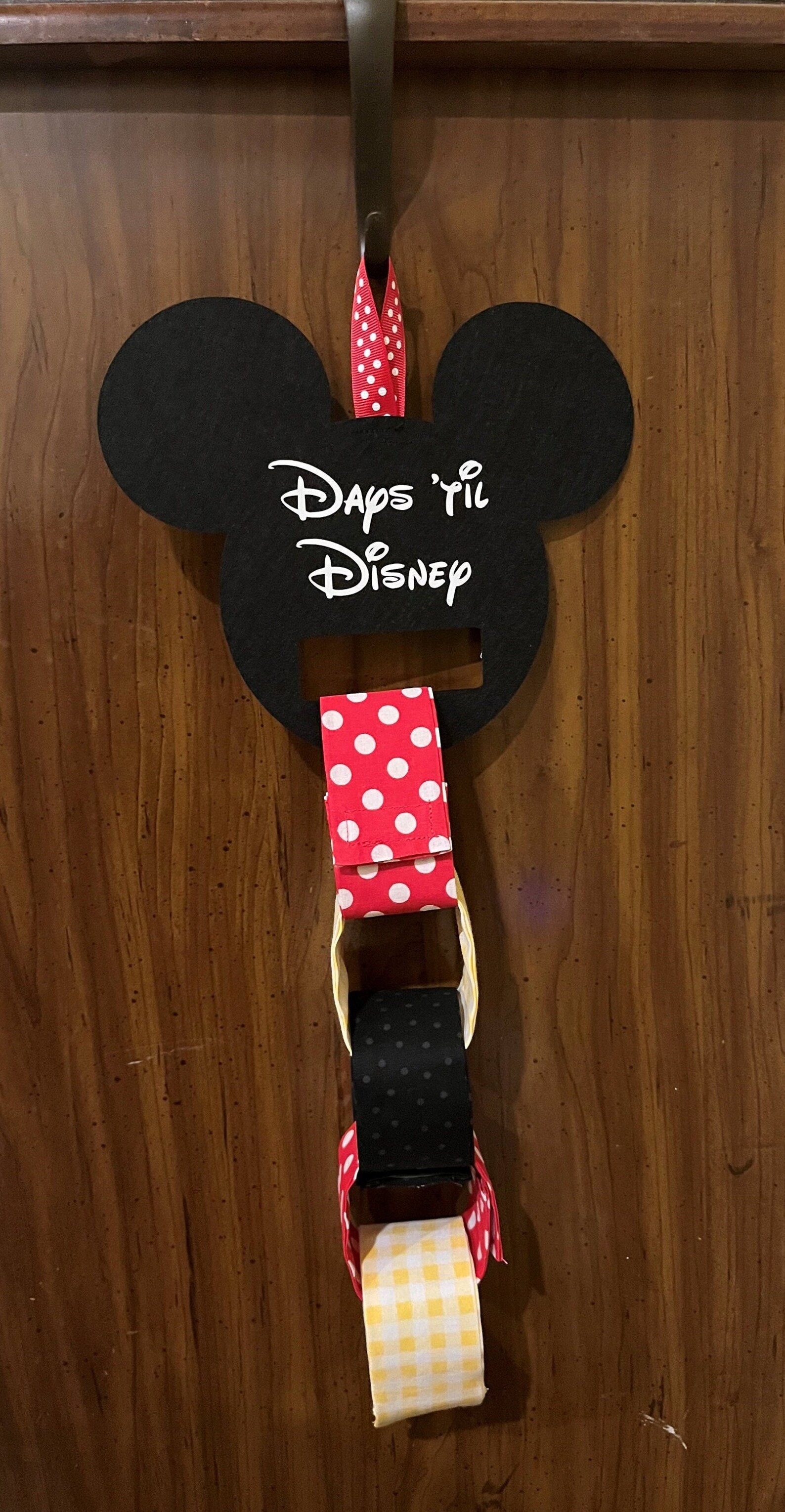 Disney Countdown - Reusable Fabric Countdown Chain for Disney Trips - Etsy