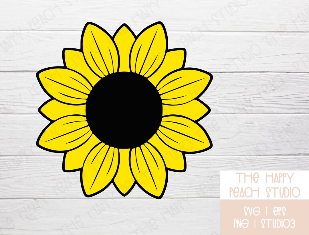 Sunflower SVG File, Multi Layer SVG, Cricut Cut File, Silhouette Cut ...