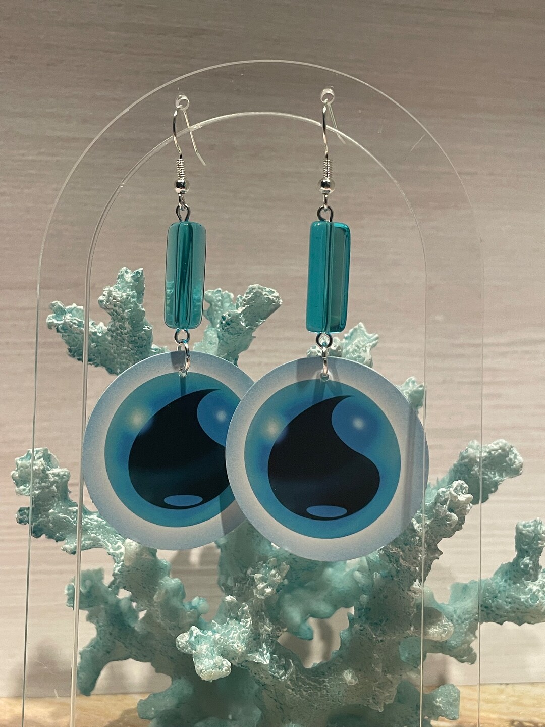 Water Energy Upcycled Pokemon Card Dangle Earrings - Etsy