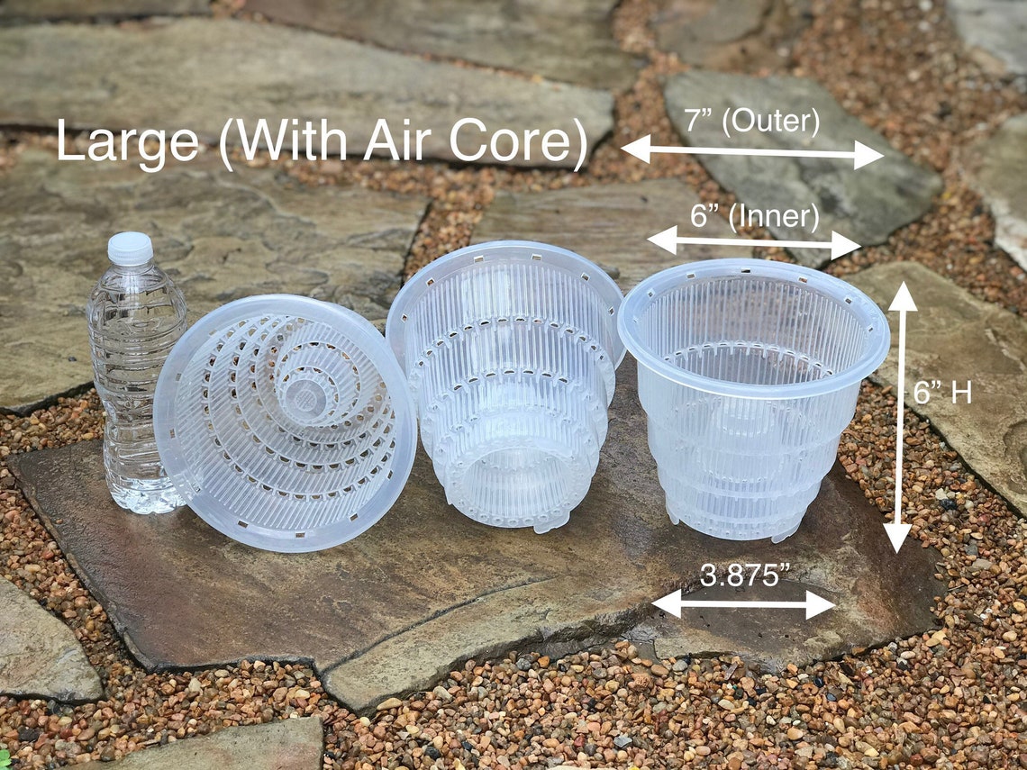 Heavy Duty Clear Mesh Pot/ Air Pot/net Pot for Phalaenopsis Orchid - Etsy