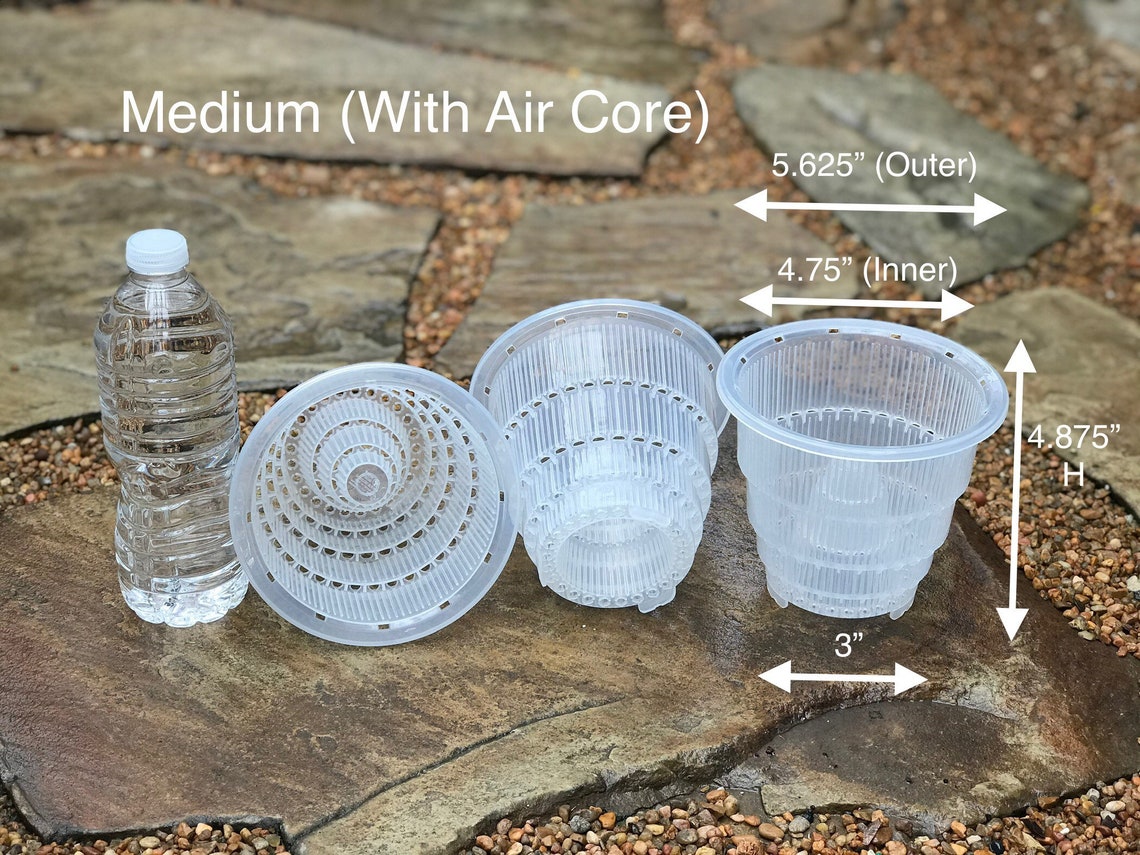 Heavy Duty Clear Mesh Pot/ Air Pot/net Pot for Phalaenopsis Orchid - Etsy