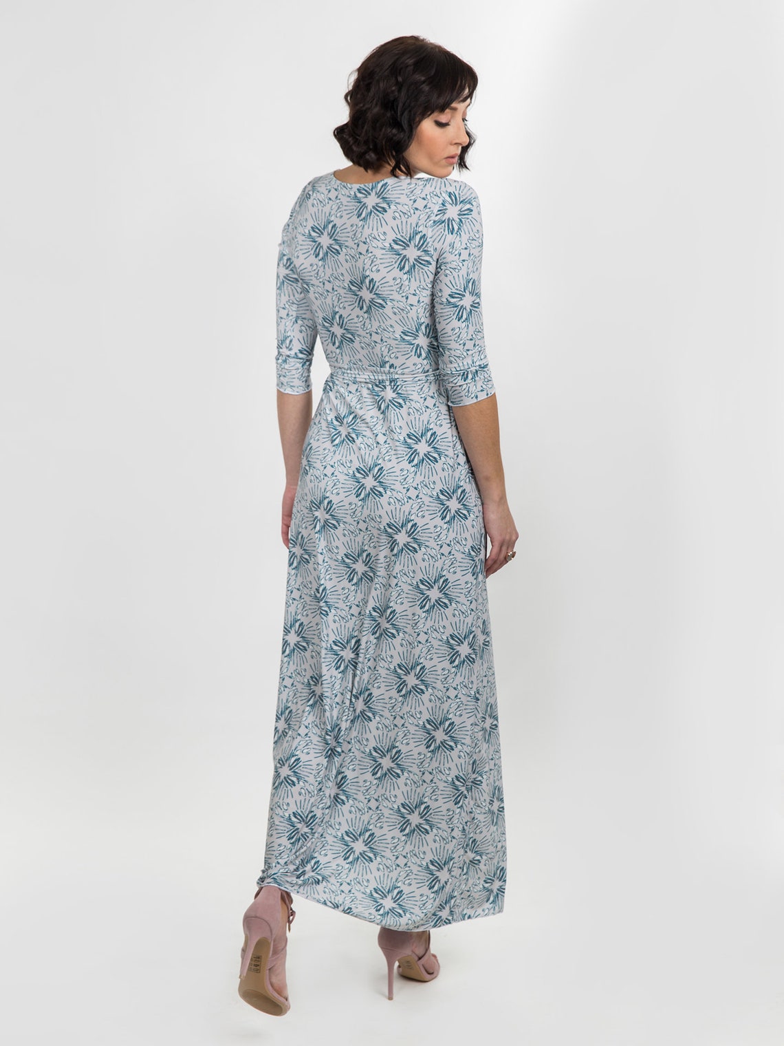Wrap Dress ~ No Wrinkle - Washable - Travel Friendly - Full Length ...