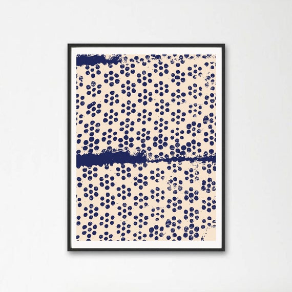 Abstract Woodblock Style Art Print Minimal Decor Block Print | Etsy