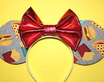 Pizza Minnie Ears - Etsy