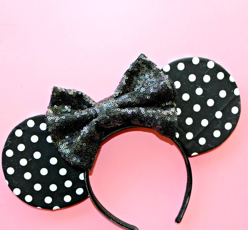 Original Minnie Mouse Polka Dot Minnie Ears Mickey Ears | Etsy