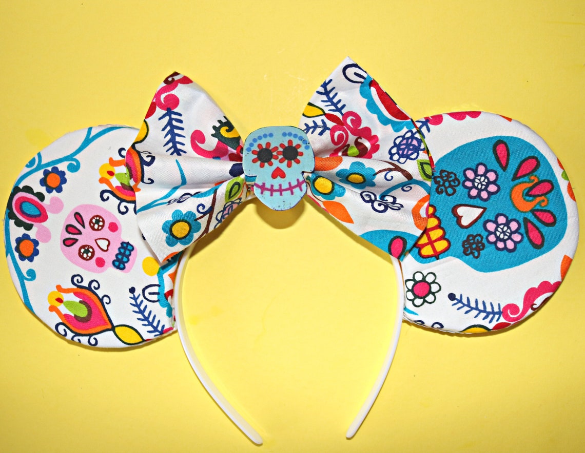 Disney Pixar Coco Inspired Minnie Ears White Coco Minnie - Etsy