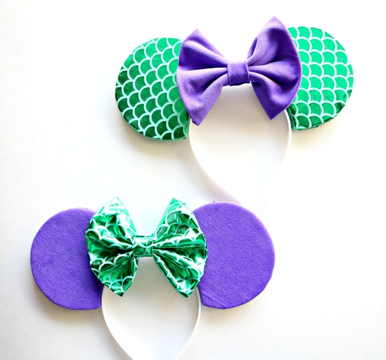 Little Mermaid Inspired Minnie Ears Mickey Ears Mouse Ears | Etsy