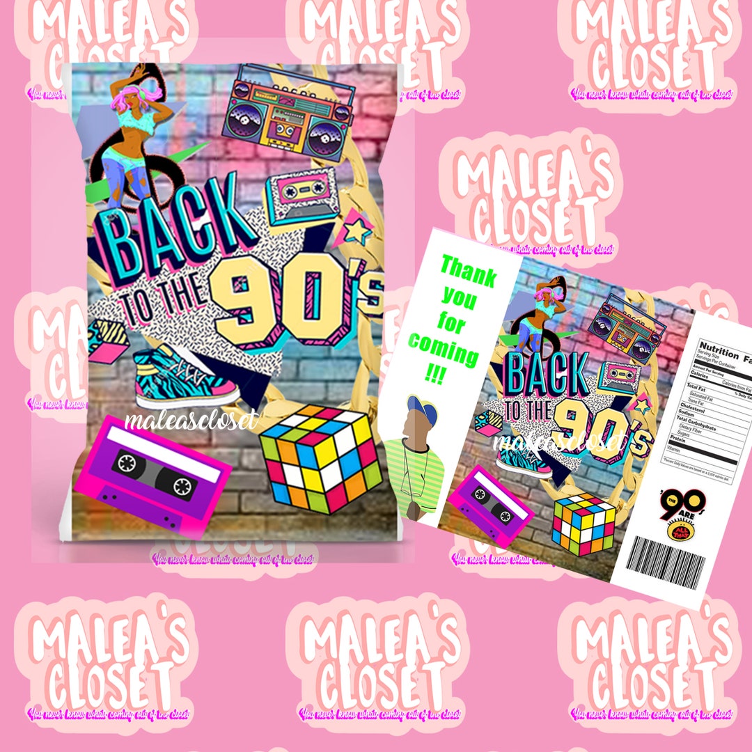 90S Party Favors*chips* - Etsy