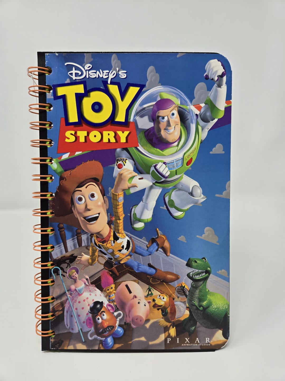 Upcycled “toy Story” Movie Journal – Handmade DVD/VHS Notebook | Retro ...