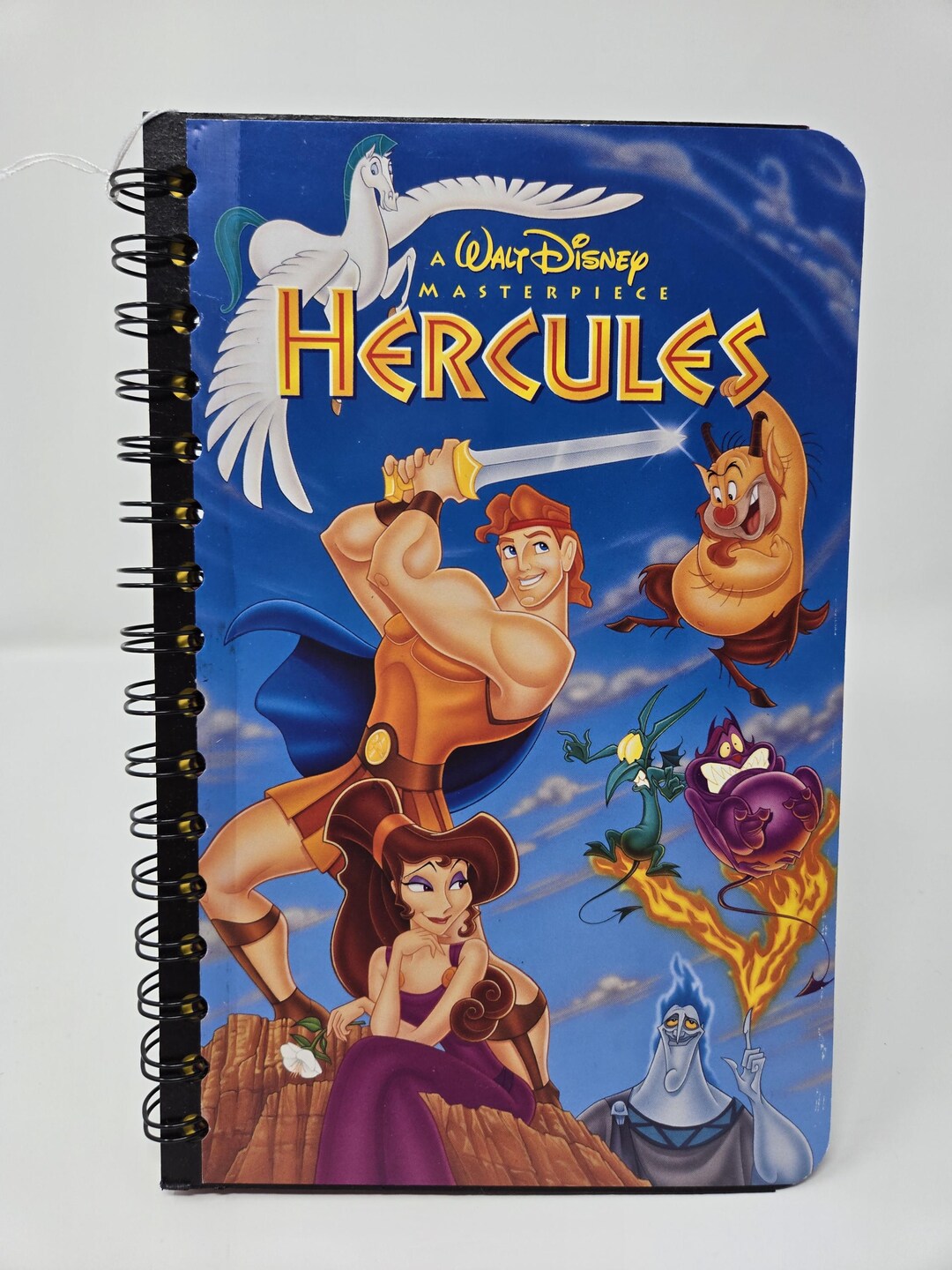 Upcycled “hercules” Movie Journal – Handmade DVD/VHS Notebook | Retro ...