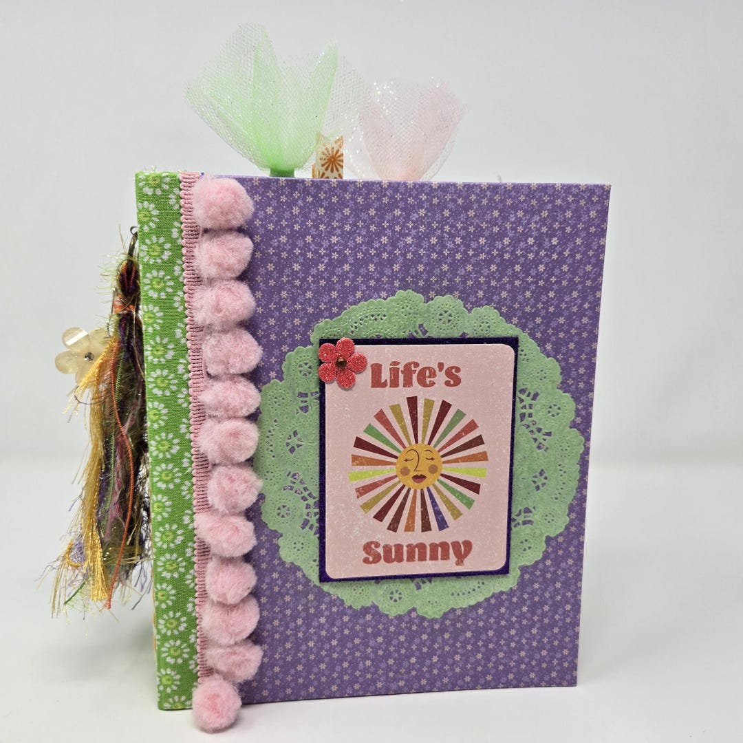 Custom life's Sunny Junk Journal LGB Sized Junk Journal Happiness ...