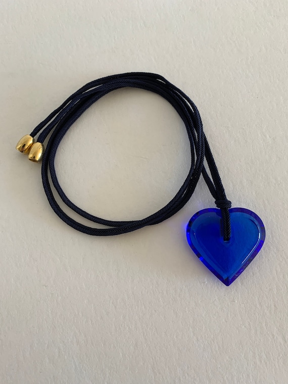 baccarat blue heart crystal - Gem