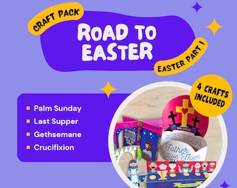 EASTER Bible Craft Pack Risen Jesus Theme for Kids Sunday School ...