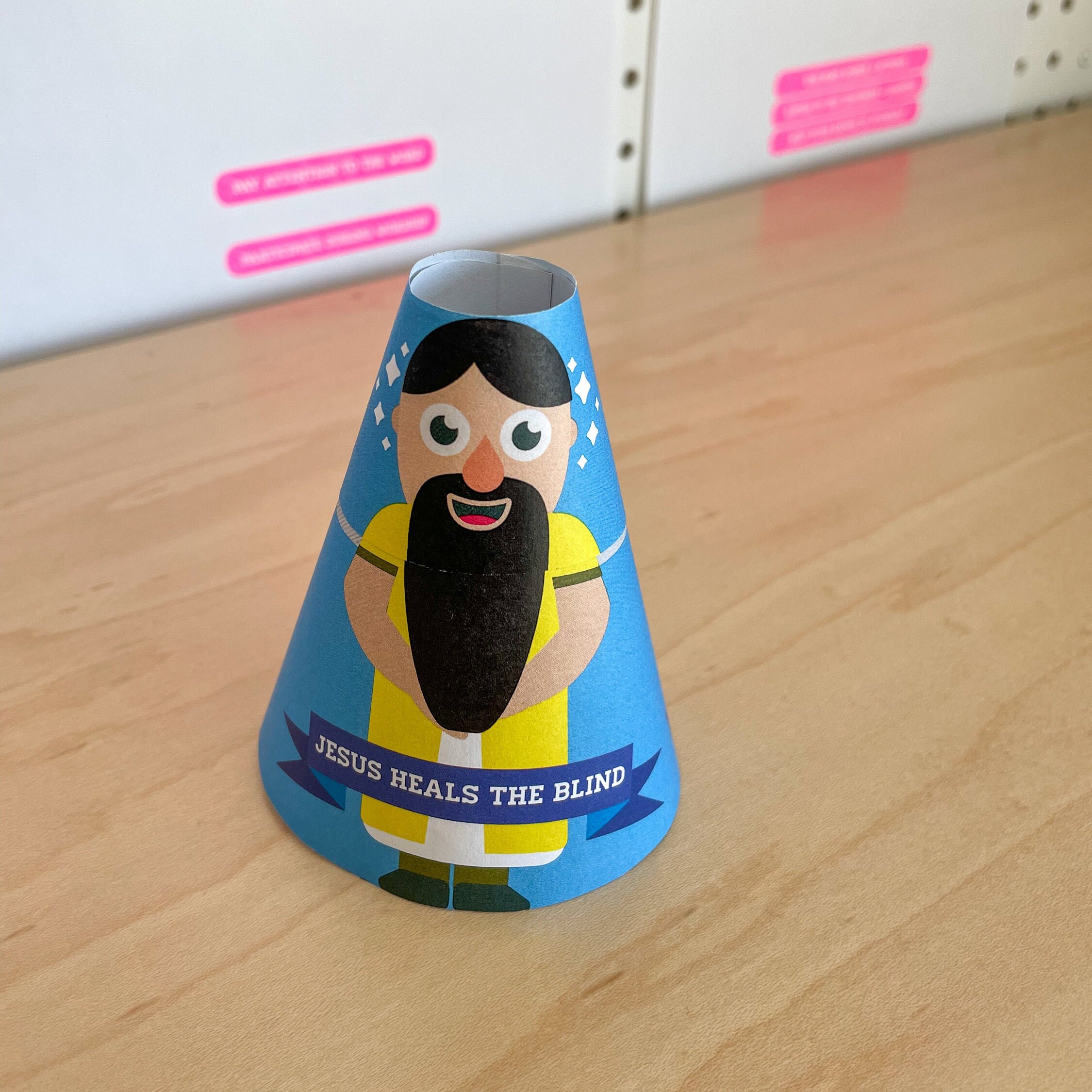 BLIND MAN Miracle of Jesus Bible Craft for Church Lesson for Homeschool ...