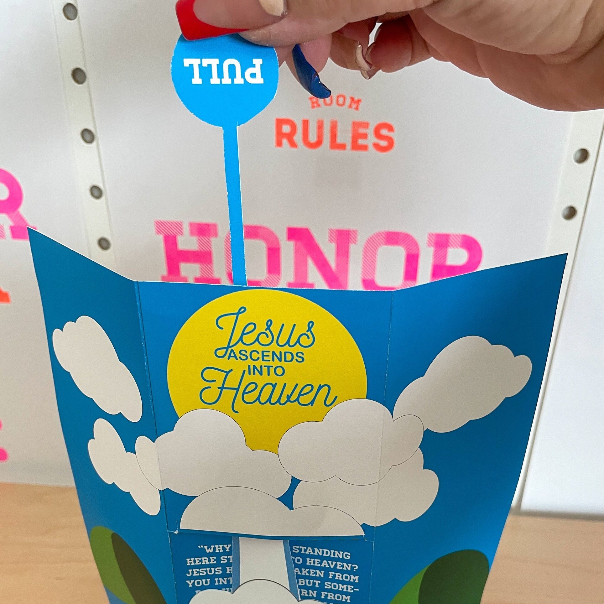 ASCENDS TO HEAVEN Bible Craft for Sunday School Lesson for Homeschool ...