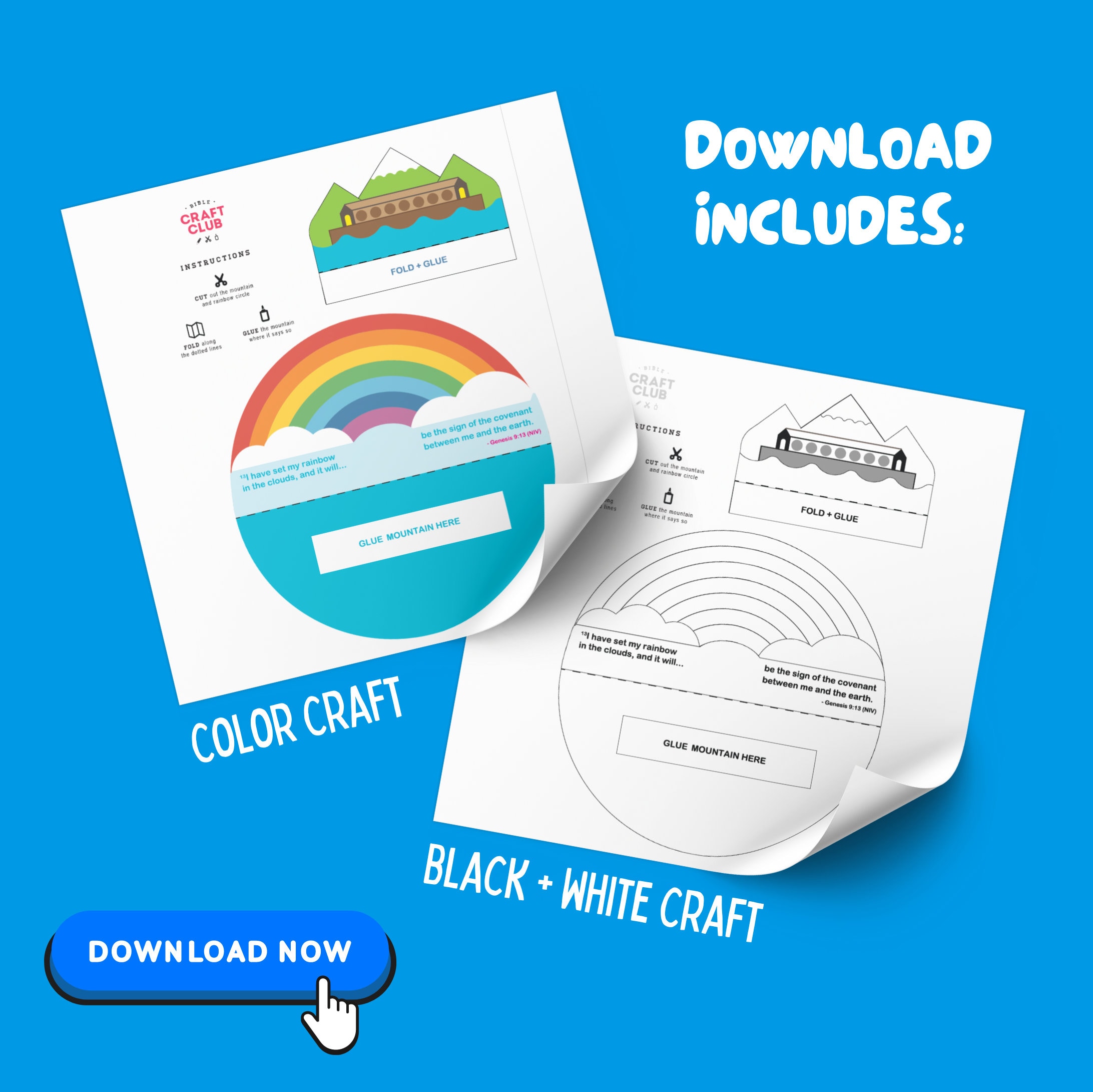 GENESIS Bible Craft Pack Activity for Kids Sunday School Activity for ...