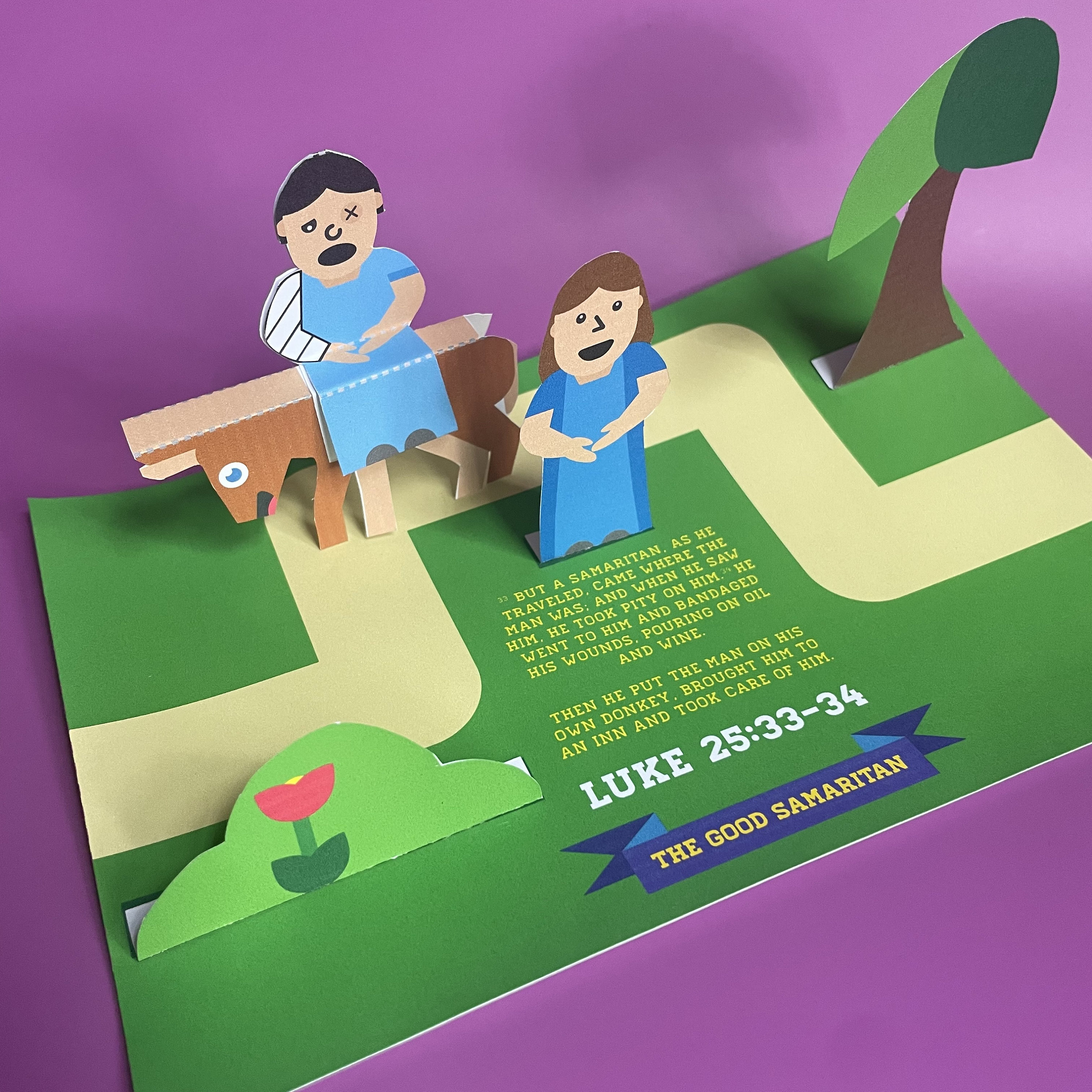 GOOD SAMARITAN PARABLE Bible Craft for Sunday School Lesson for ...