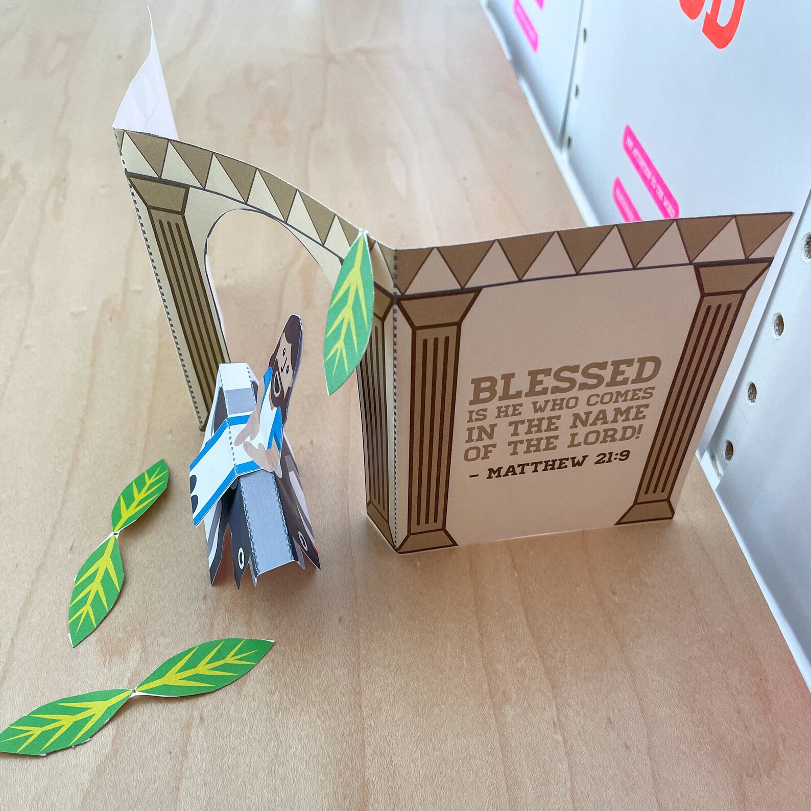 PALM SUNDAY Bible Craft for Kids Sunday School Activity for Homeschool ...