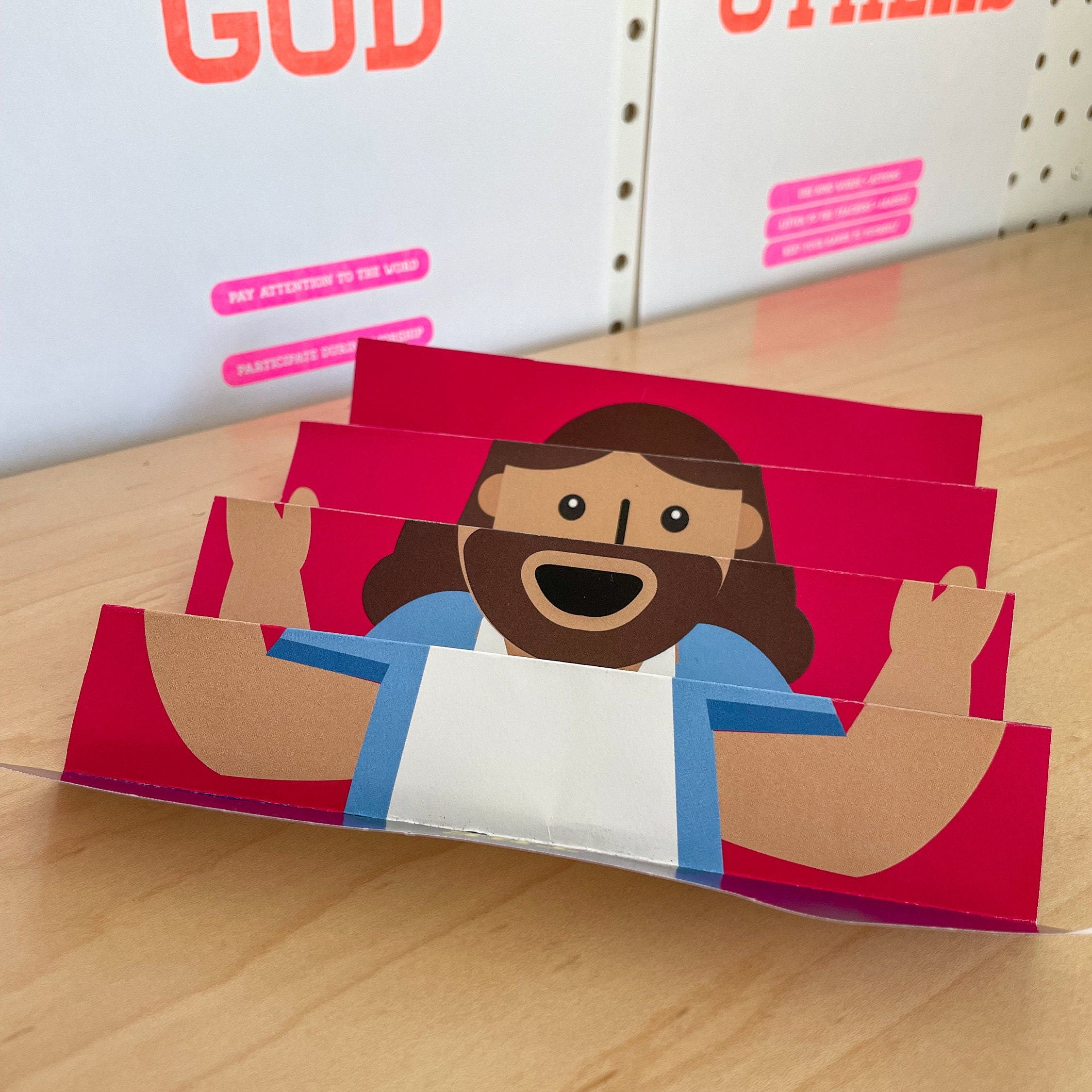 ROAD TO EMMAUS Craft for Easter Pop up Printable Bible Lesson for ...