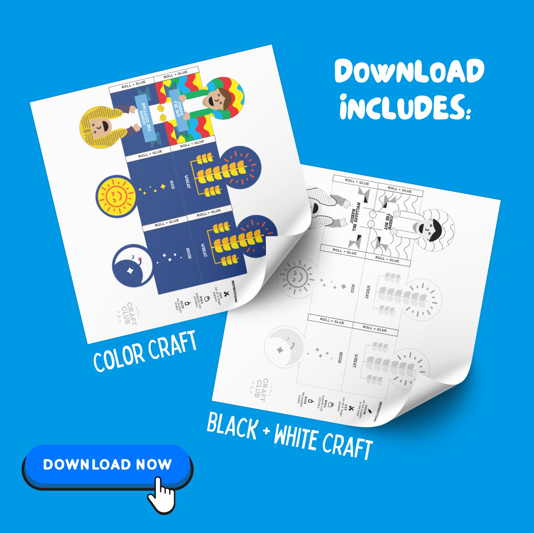 GENESIS Bible Craft Pack Activity for Kids Sunday School Activity for ...