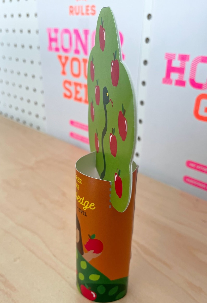 Tree of Knowledge Bible Craft | Adam and Eve Story (PDF) - Etsy