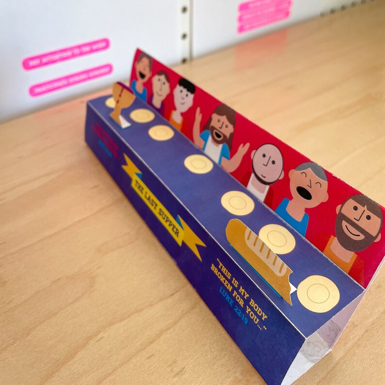 THE LAST SUPPER Bible Craft for Sunday School Lesson for Homeschool ...