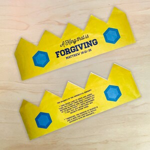 UNFORGIVING SERVANT PARABLE Bible Craft for Sunday School Lesson for ...