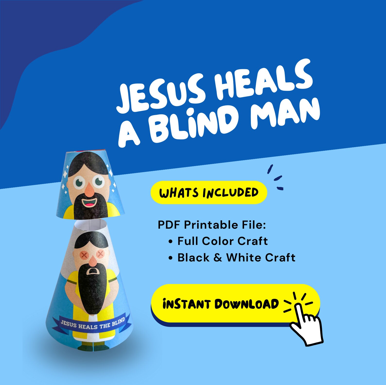 Jesus And The Blind Man Craft