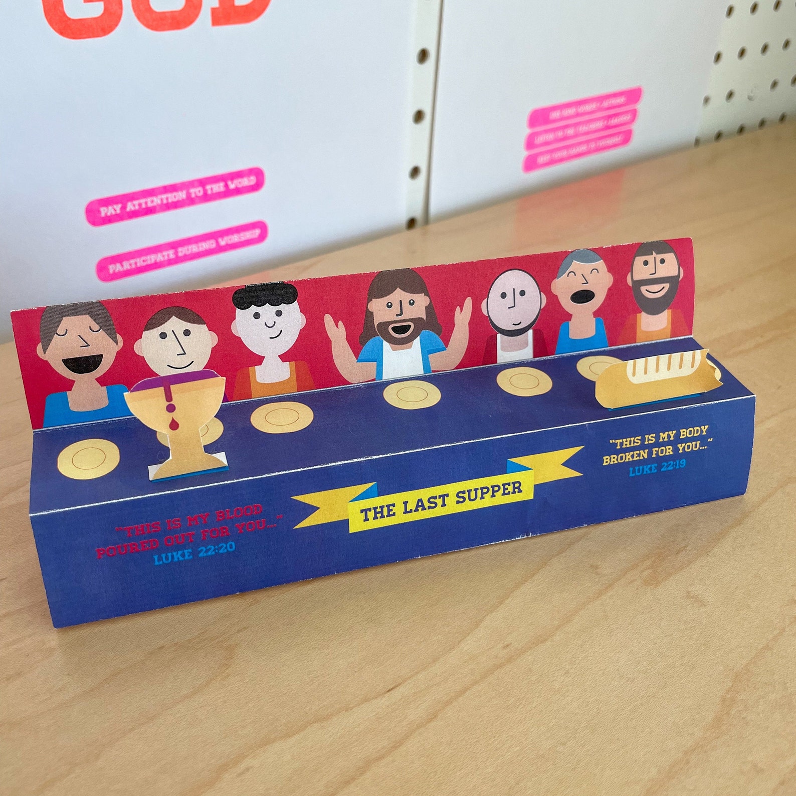 THE LAST SUPPER Bible Craft for Sunday School Lesson for Homeschool ...