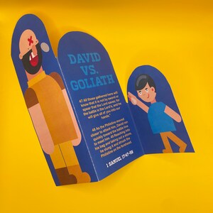 DAVID AND GOLIATH Activity Pack for Kids Memory Verse Printable Word ...