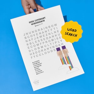 Noah's Ark Activity Pack: Coloring, Word Search, Memory Verse (PDF) - Etsy
