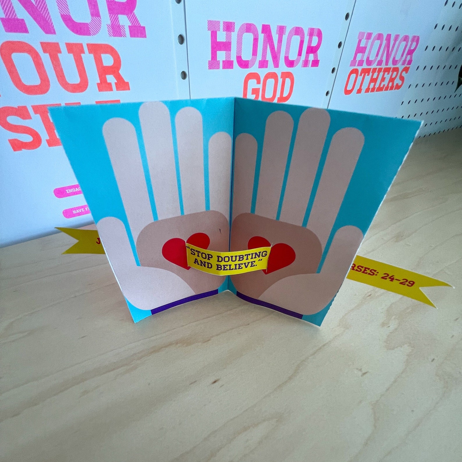 DOUBTING THOMAS Bible Craft for Kids Sunday School Activity for ...