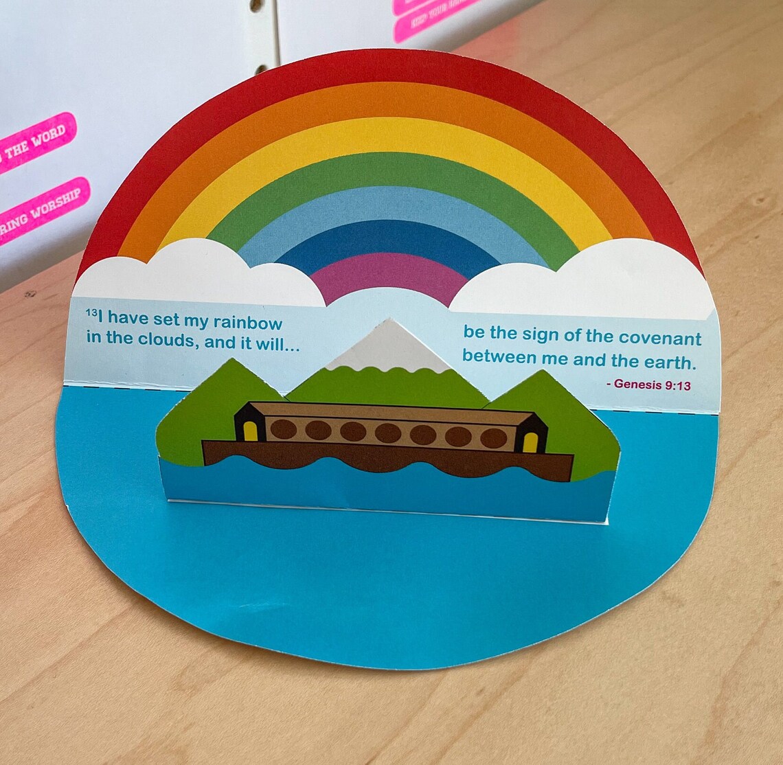 NOAHS ARK Activity Pack for Kids Memory Verse Printable Word Search for ...