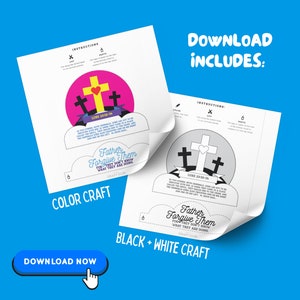 EASTER Bible Craft Pack Activity for Kids Sunday School Activity for ...