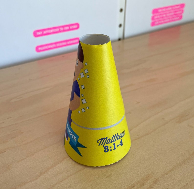 LEPER HEALING Bible Craft for Sunday School Lesson for Homeschool Bible ...