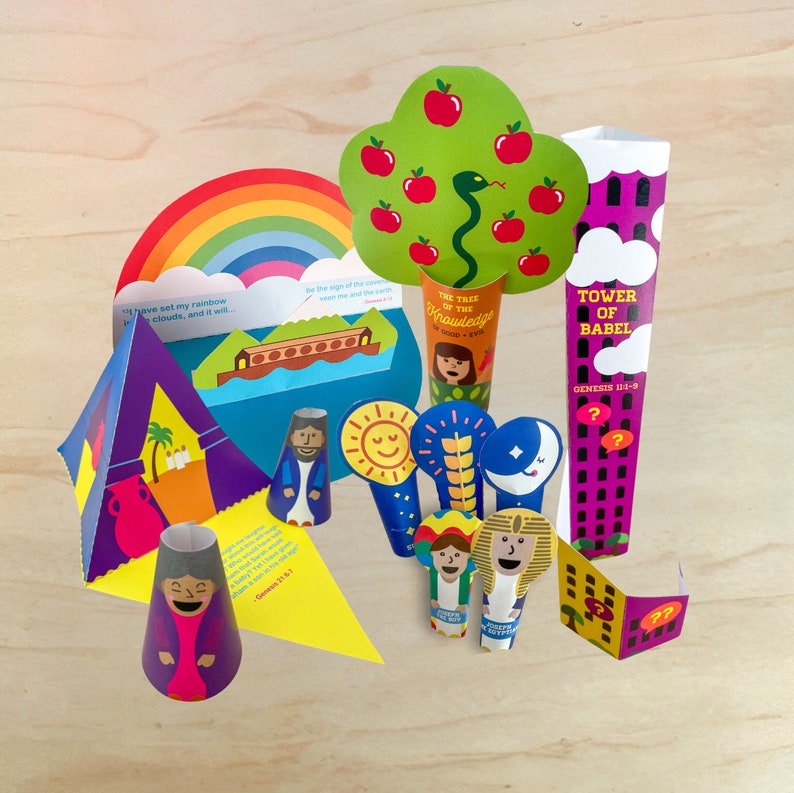 GENESIS Bible Craft Pack Activity for Kids Sunday School Activity for ...