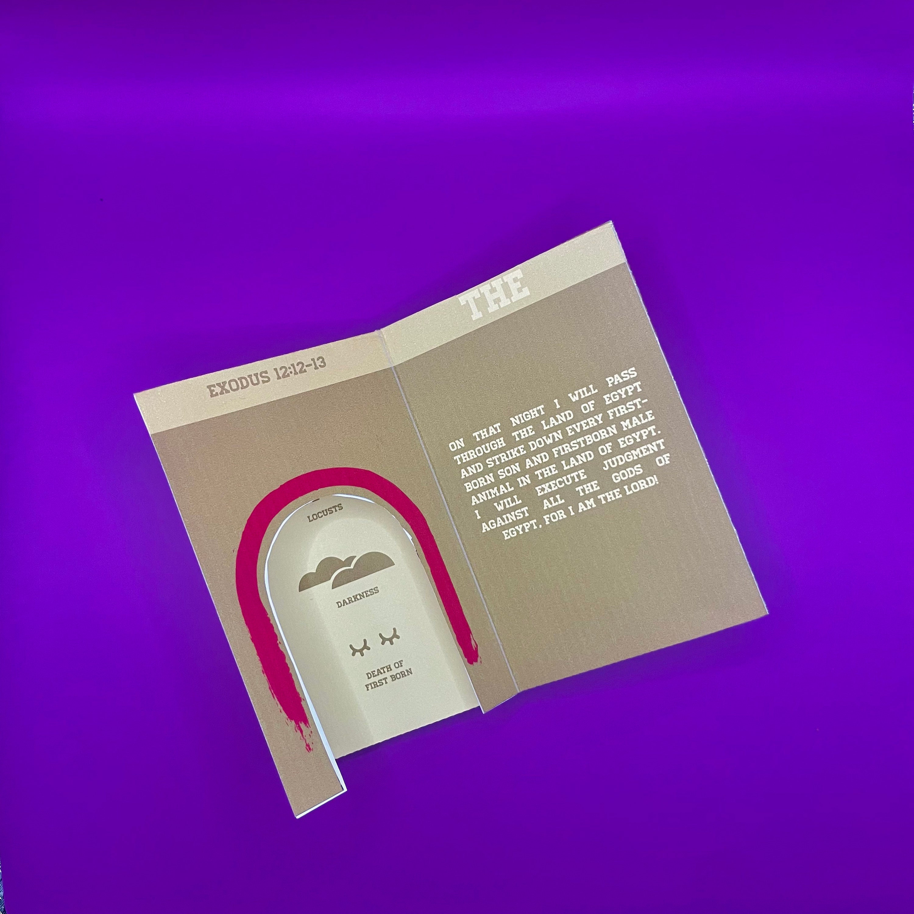 THE FIRST PASSOVER Craft for Passover Bible Lesson for Sunday School ...