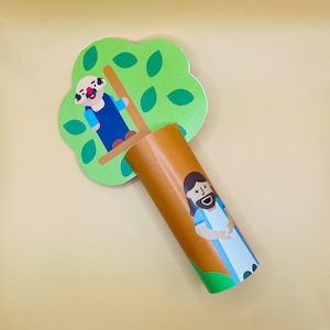 STORY OF ZACCHAEUS Bible Craft for Kids Sunday School Activity for ...