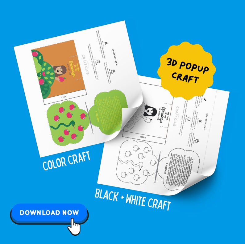 TREE OF KNOWLEDGE Activity Pack for Kids Bible Memory Word Search for ...