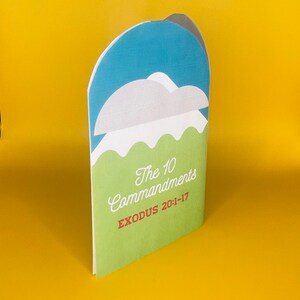 THE TEN COMMANDMENTS Bible Craft for Sunday School Lesson for ...