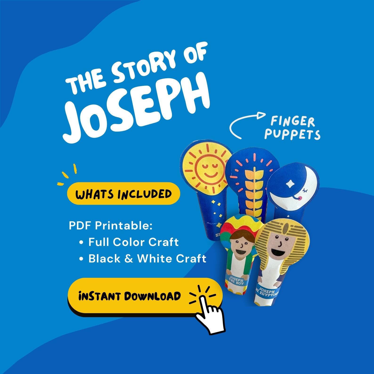 STORY OF JOSEPH Bible Craft for Sunday School Lesson for Homeschool ...