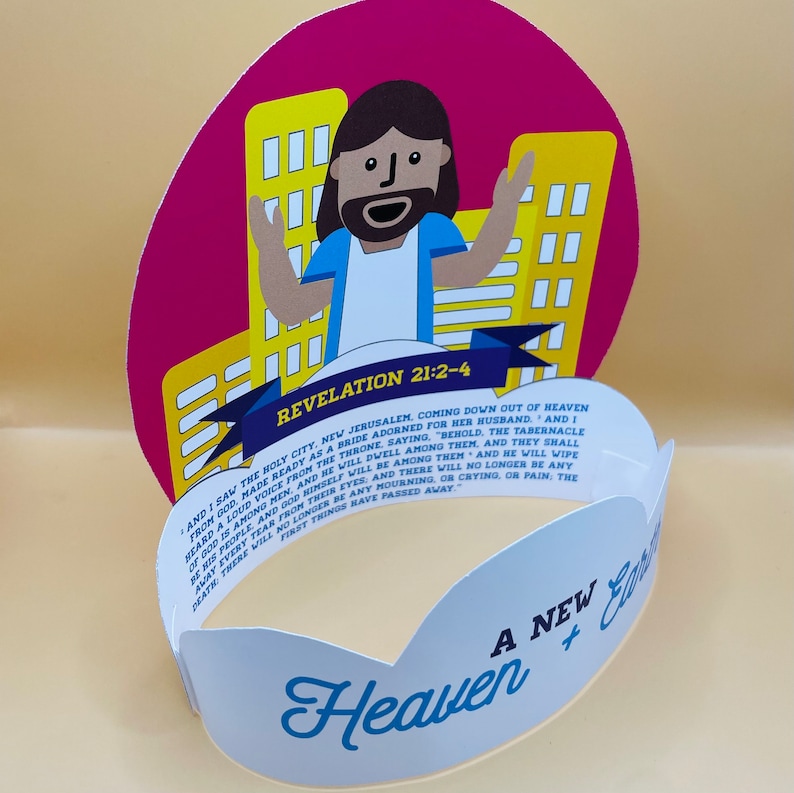 HEAVEN EARTH Craft for Kids Bible Lesson for Sunday School Craft for ...