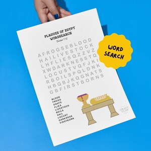 PASSOVER Activity Pack for Kids Memory Verse Printable Word Search for ...